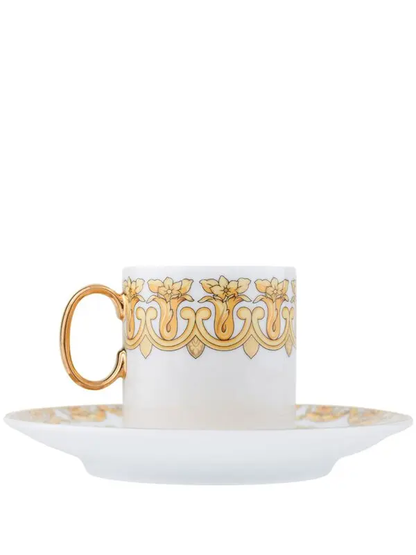 Versace Medusa Rhapsody Espresso Cup Set - White