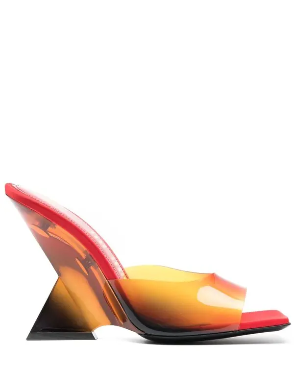 Attico 105mm Cheope Sandals - Red