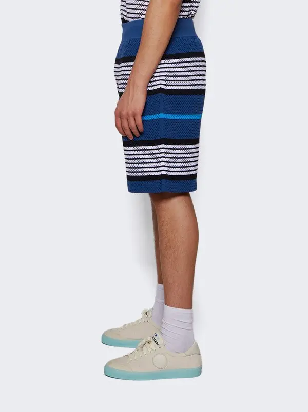 Burberry Knit Shorts - Rich Navy