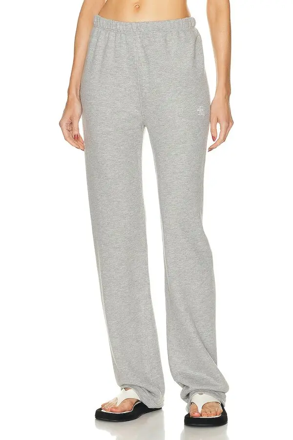 Eterne Straight Leg Sweatpant - Heather Grey