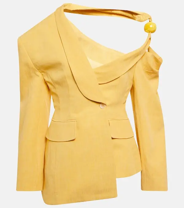 Jacquemus La Veste Baska Linen-blend Blazer