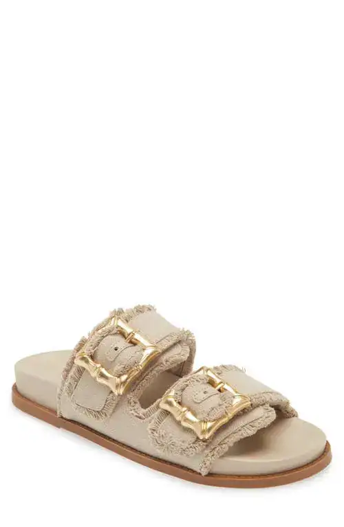 Schutz Enola Slide Sandal - Oyster | Editorialist