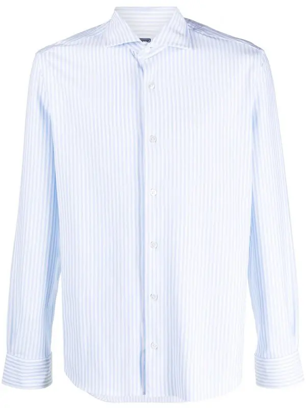 Fedeli Long-sleeve Buttoned Shirt