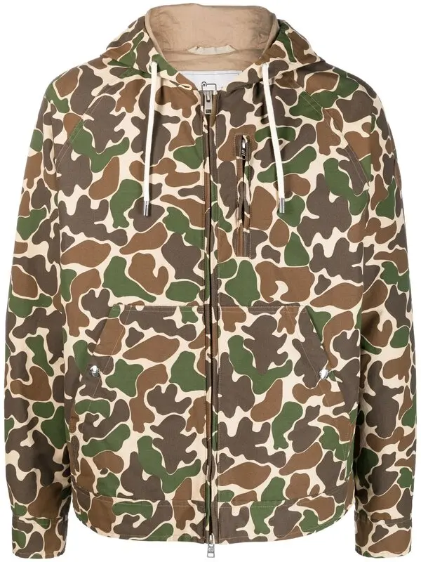Woolrich Camouflage-print Drawstring Jacket