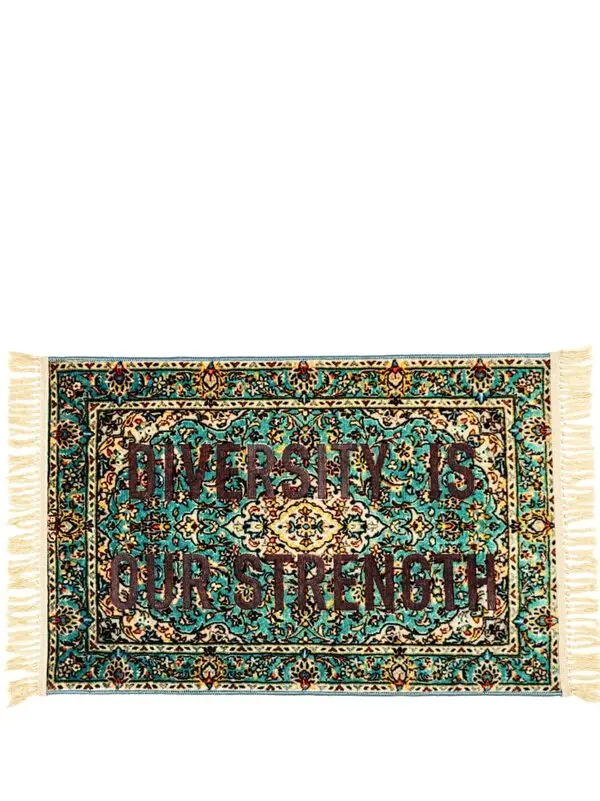 SELETTI Burnt Diversity Mix-print Carpet
