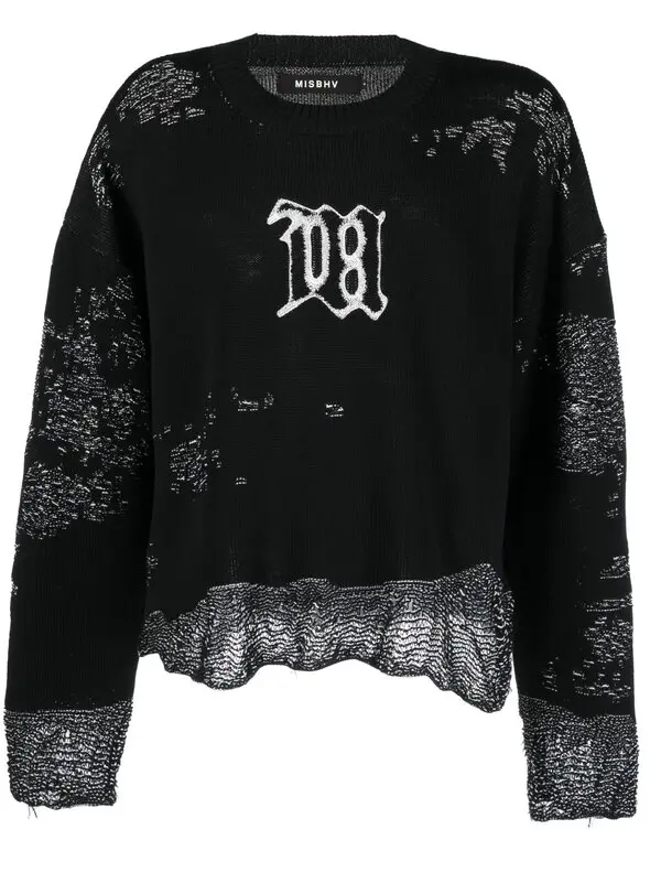 MISBHV Intarsia-knit Long-sleeve Jumper