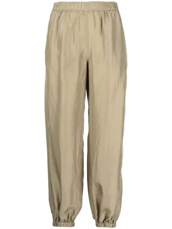 SEMICOUTURE Elasticated-waist Cropped Trousers