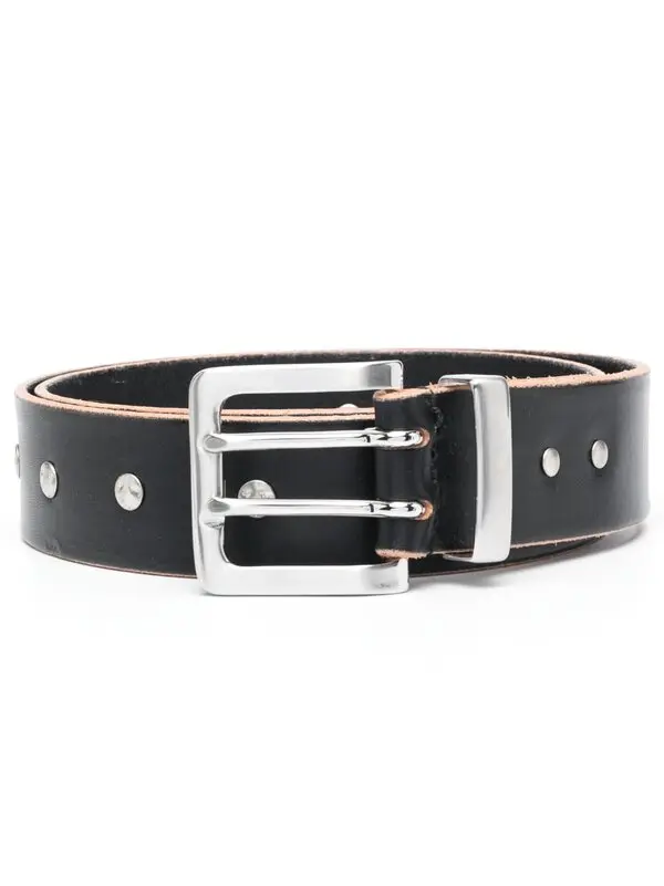 Our Legacy Studded Leather Belt In Black - 2% Off | Editorialist