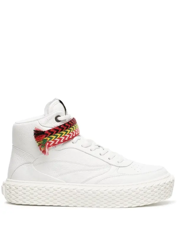 LANVIN High-top Leather Sneakers