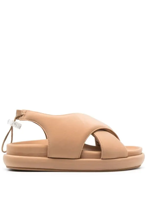 GIABORGHINI Padded Sandals - Brown