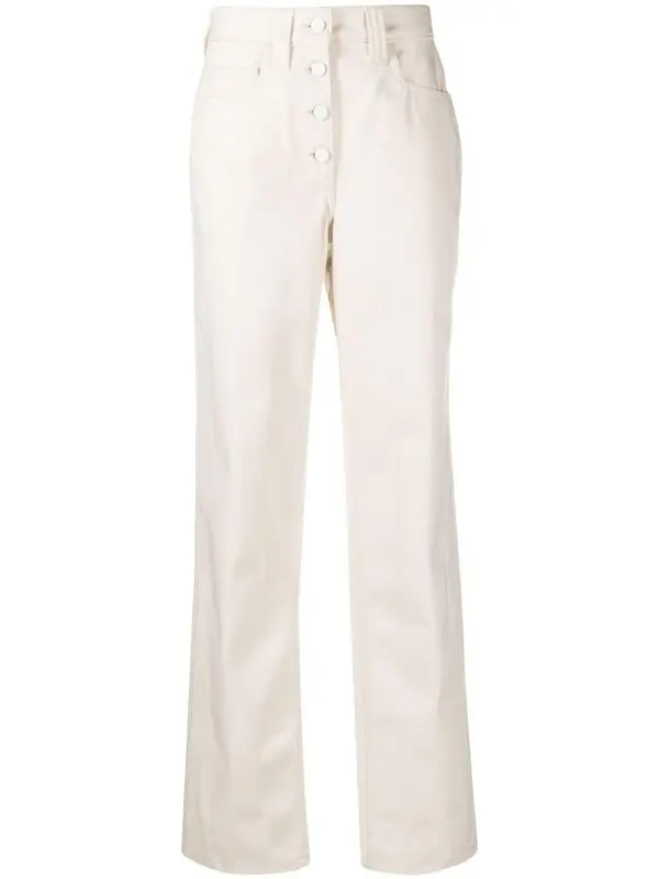 Sunnei Flared Jeans - Neutrals