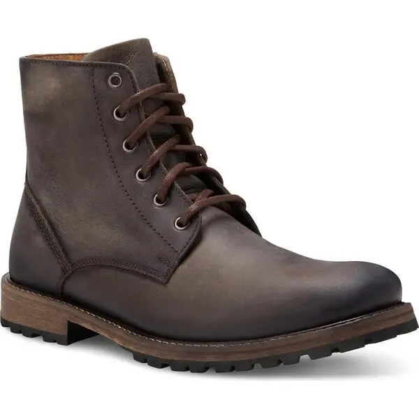 Eastland Hoyt Zip Plain Toe Boots - Brown