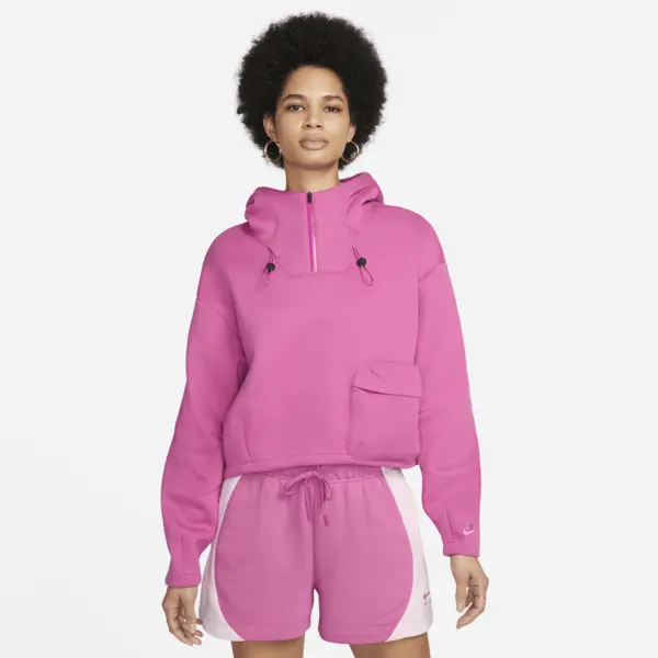 Nike Sportswear Therma-Fit Adv Tech Pack Pullover Hoodie In Pink
