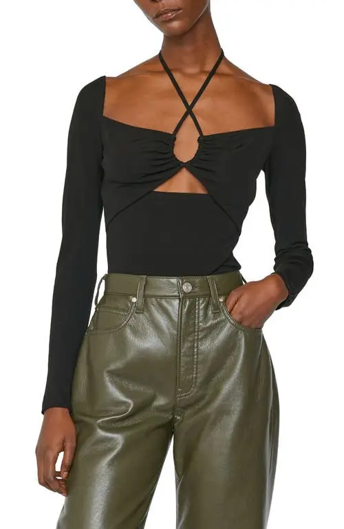 FRAME Strappy Halter Top