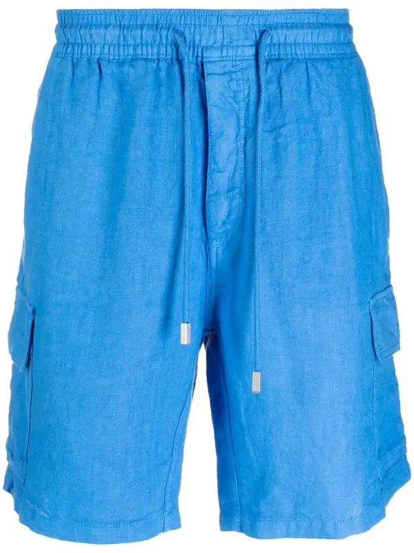Vilebrequin Logo-patch Swim Shorts - Blue