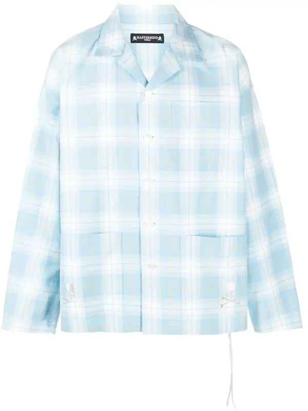 MASTERMIND WORLD Checked Long-sleeve Shirt