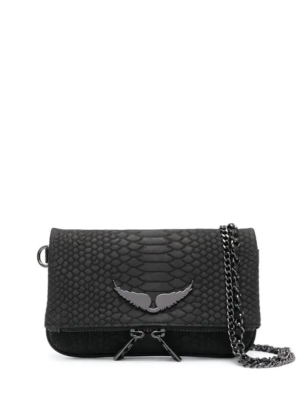 Zadig&Voltaire Small Crocodile-embossed Crossbody Bag