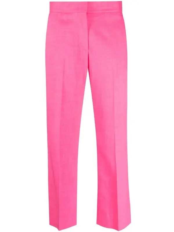 MSGM High-waist Cropped Trousers