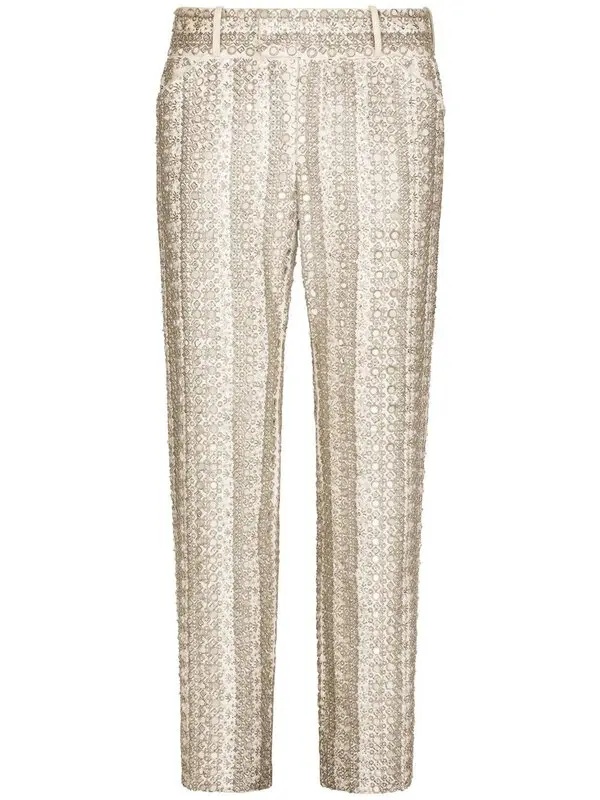 Dolce & Gabbana Embroidered Trousers