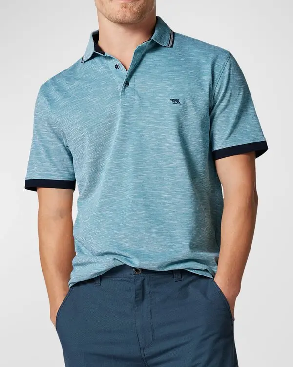 Rodd & Gunn Palm Heights Pique Polo Shirt - Teal