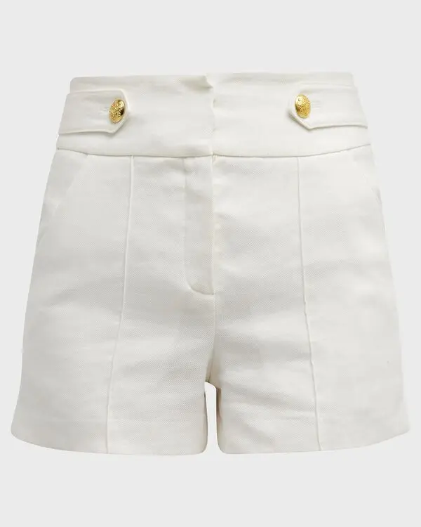 Veronica Beard Runo Tailored Shorts - White