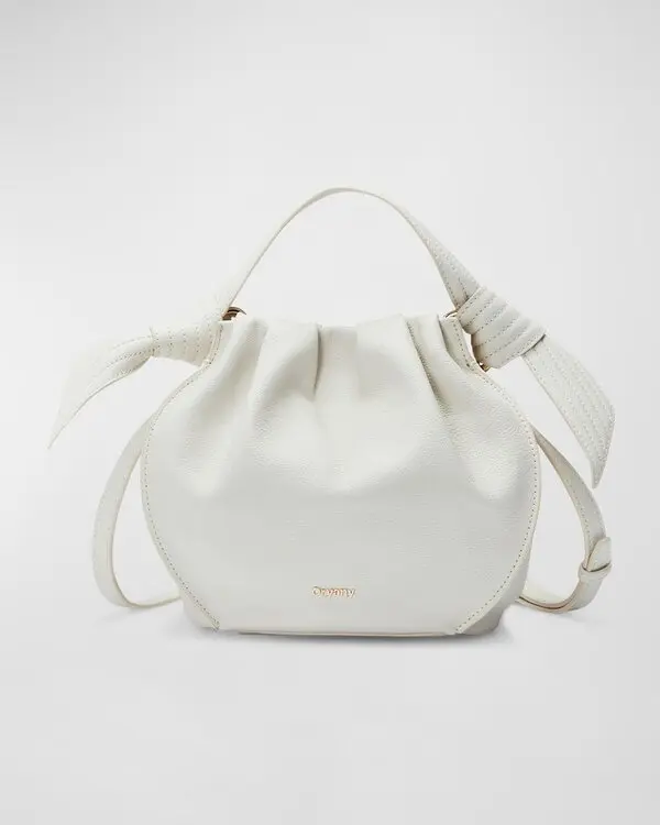ORYANY Selena Leather Bucket Bag - Cloud