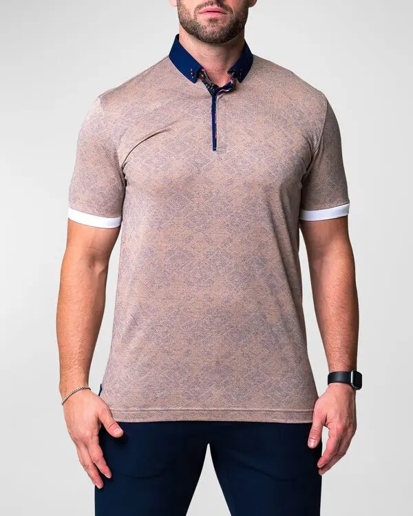 MACEOO Mozart Polo Shirt - Orange