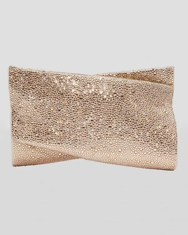 CHRISTIAN LOUBOUTIN Loubitwist Small Clutch - Leche