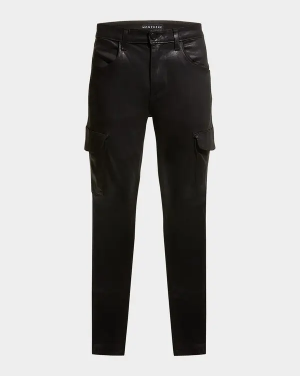 Monfrère Preston Coated Cargo Denim Pants