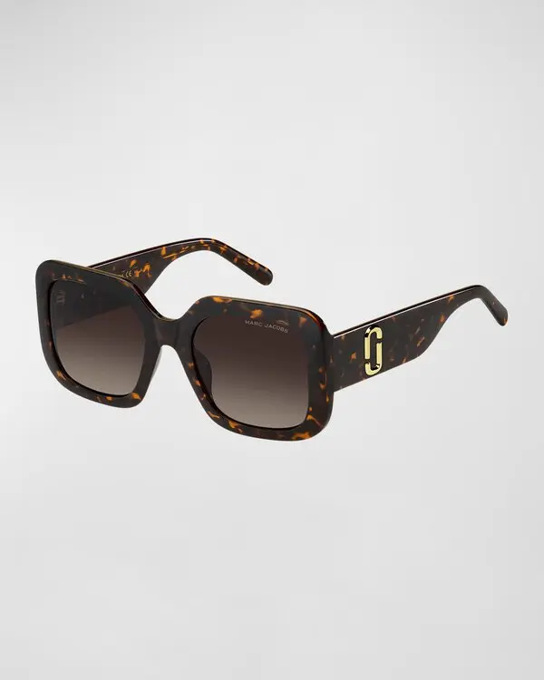 Marc Jacobs J Marc Logo Square Sunglasses - Hvn