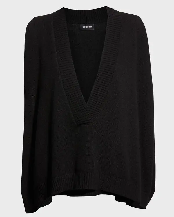 Eskandar Cashmere Vest - Black