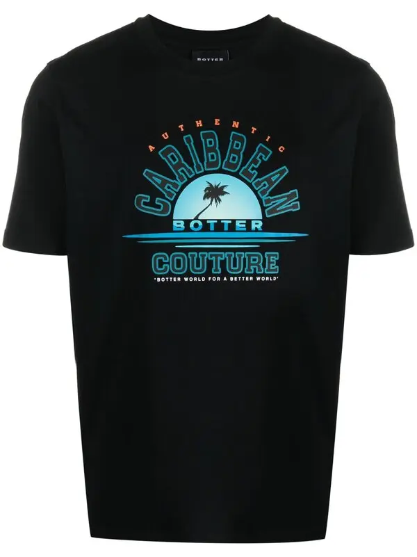 BOTTER Graphic-print Short-sleeve T-shirt - Black