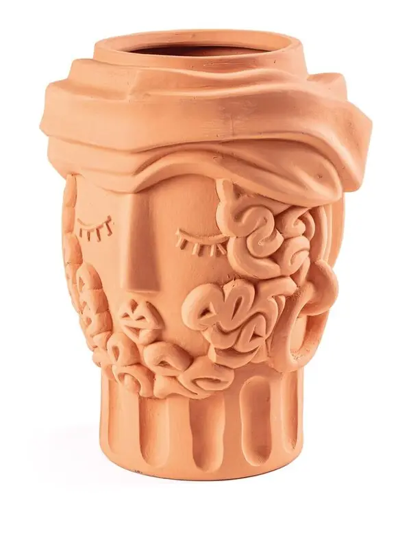 SELETTI Magna Graecia Vase - Brown