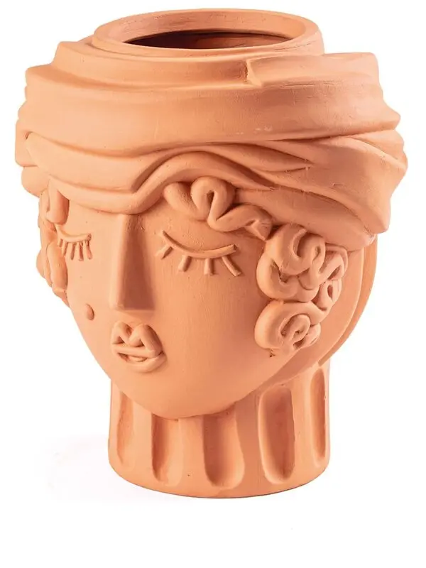 SELETTI Magna Graecia Vase - Brown