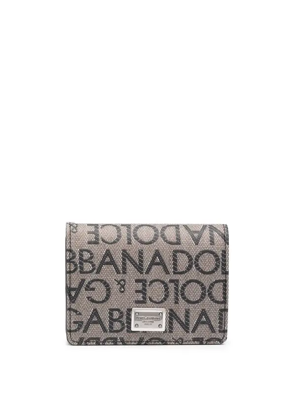 Dolce & Gabbana Monogram-jacquard Bi-fold Cardholder