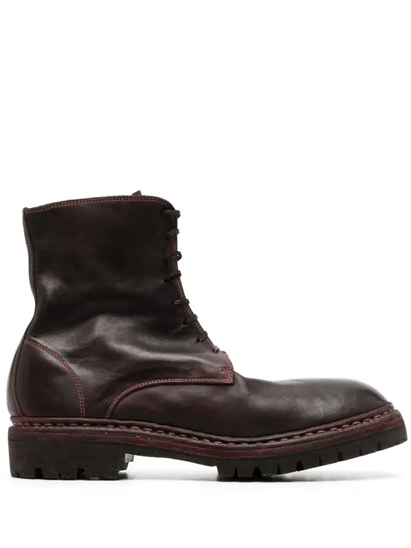 Guidi Round-toe Leather Boots