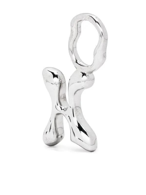 MARIA BLACK Fluent Letter H Charm - Silver