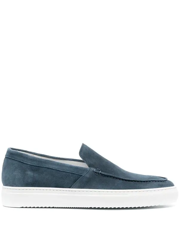DOUCAL'S Suede Slip-on Loafers