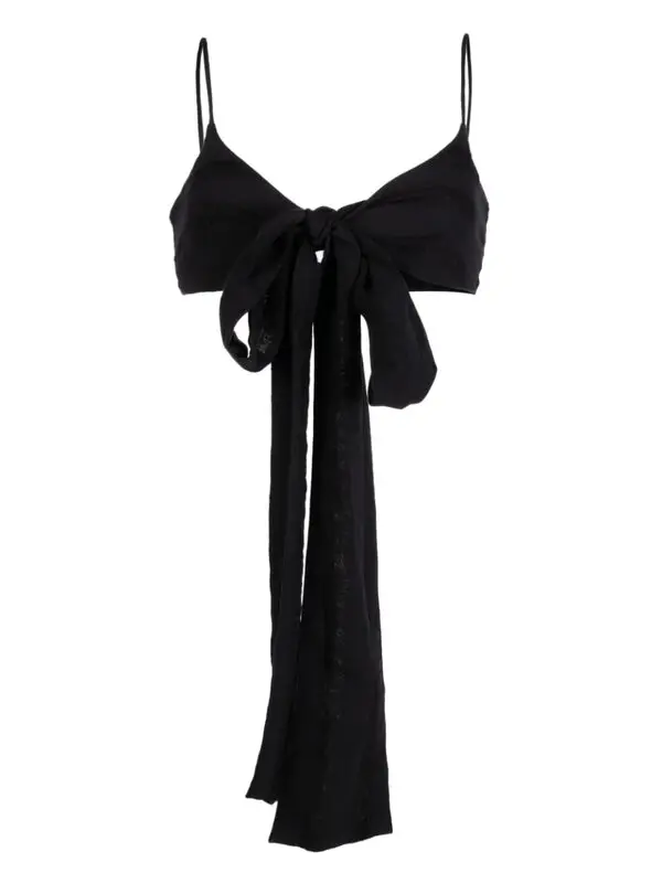 Solid & Striped Bow-detail Bikini Top