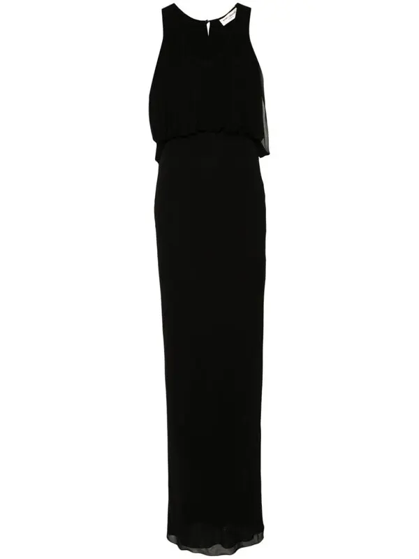 Saint Laurent Draped Maxi Dress