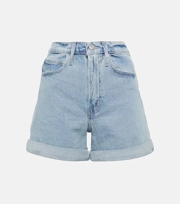 FRAME High-rise Denim Shorts
