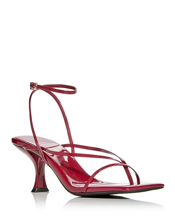 Jeffrey Campbell Strappy Sandals - Cherry Red Patent