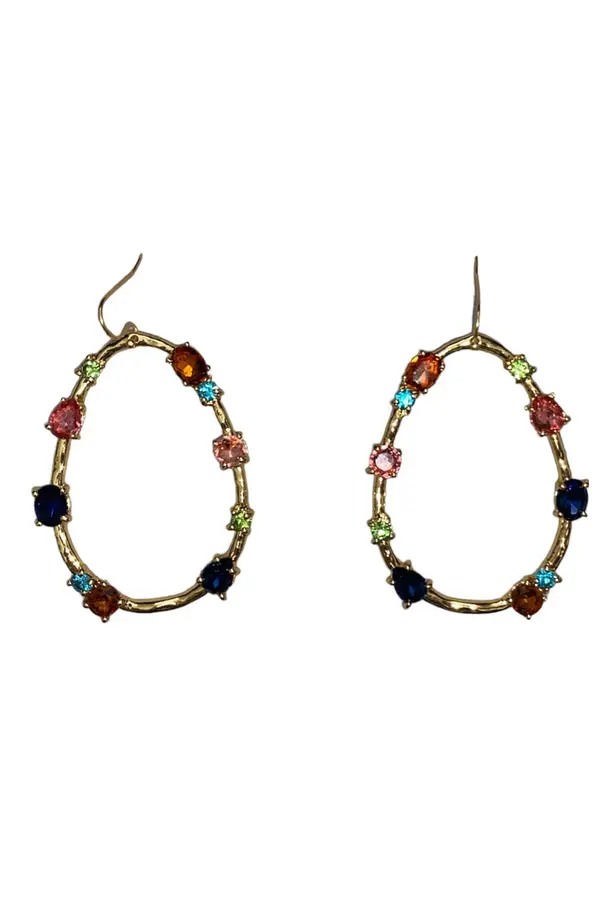 KENNETH JAY LANE Gemstone Drop Earrings