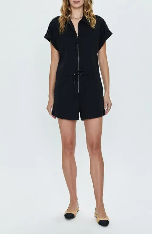 PISTOLA Meg Zip Romper - Fade To Black