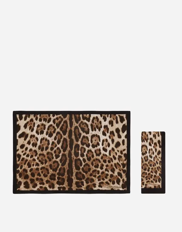 Dolce & Gabbana Set Linen Placemat And Napkin - Multicolor