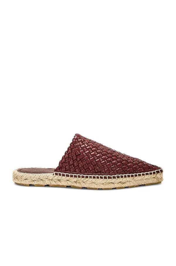 Bottega Veneta Open Back Espadrille - Merlot