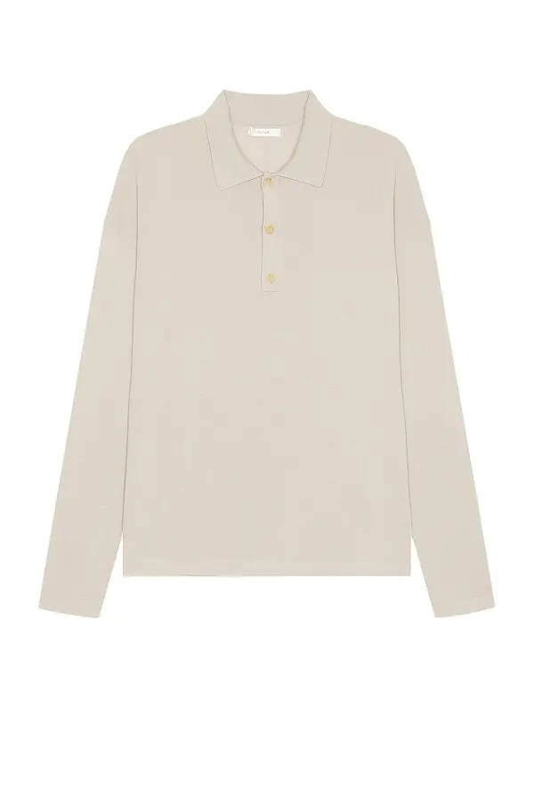 THE ROW Djon Wool Polo - Taupe