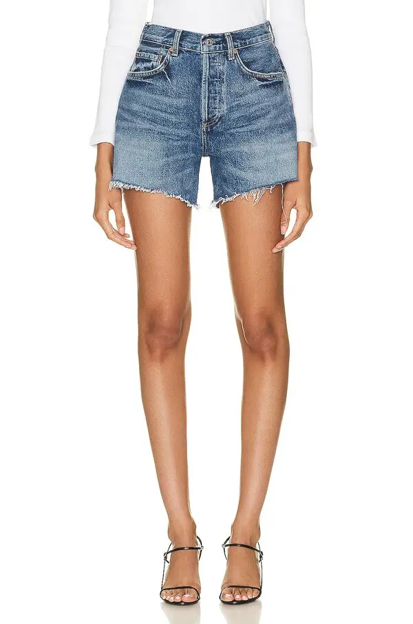 Citizens Of Humanity Annabelle Relaxed Denim Short - Amaretto