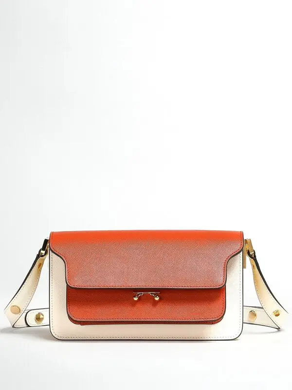 Marni Trunk Leather Shoulder Bag