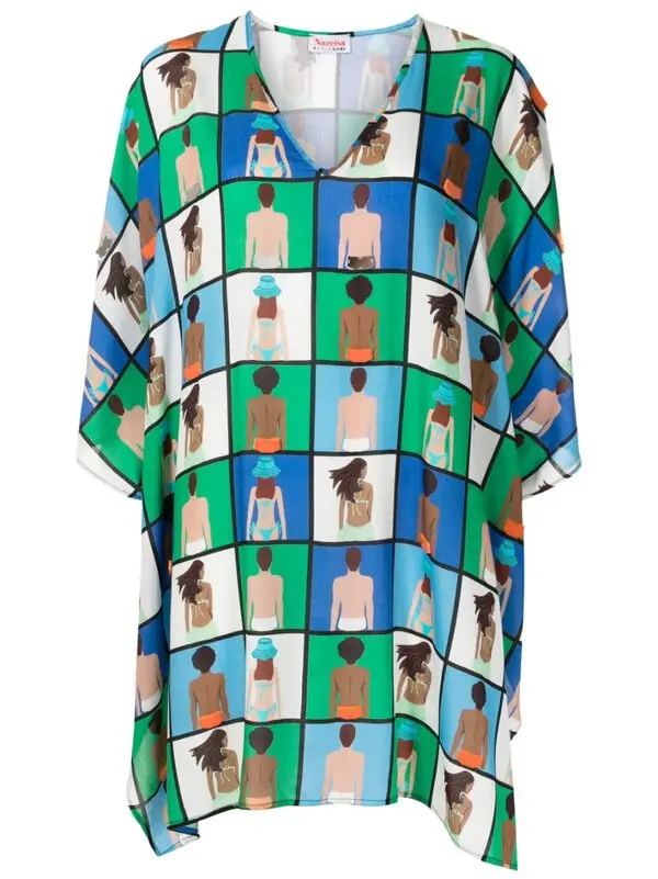 AMIR SLAMA Graphic-print Dress